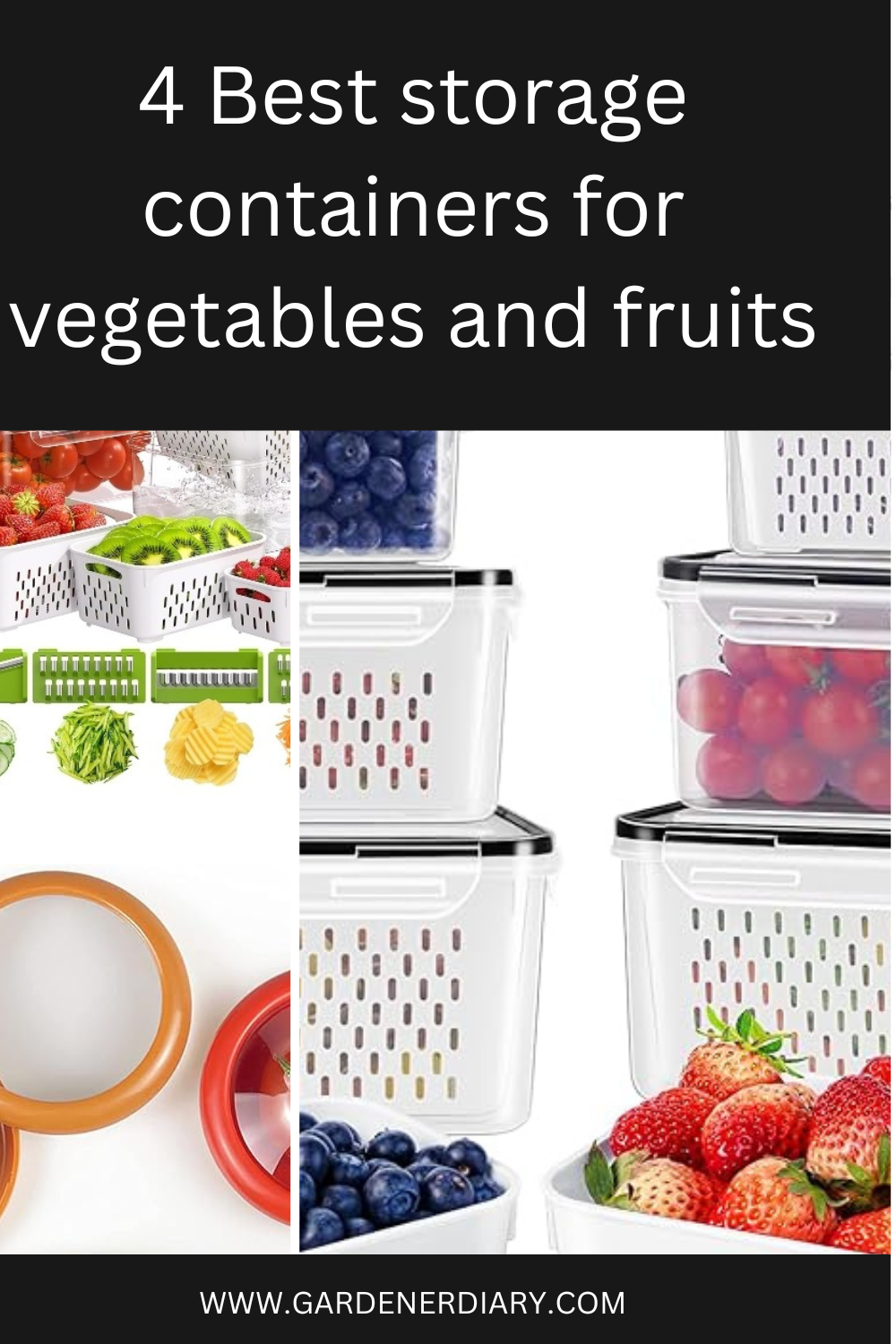 Best Storage Containers for Vegetables and Fruits - Gardener's Diary